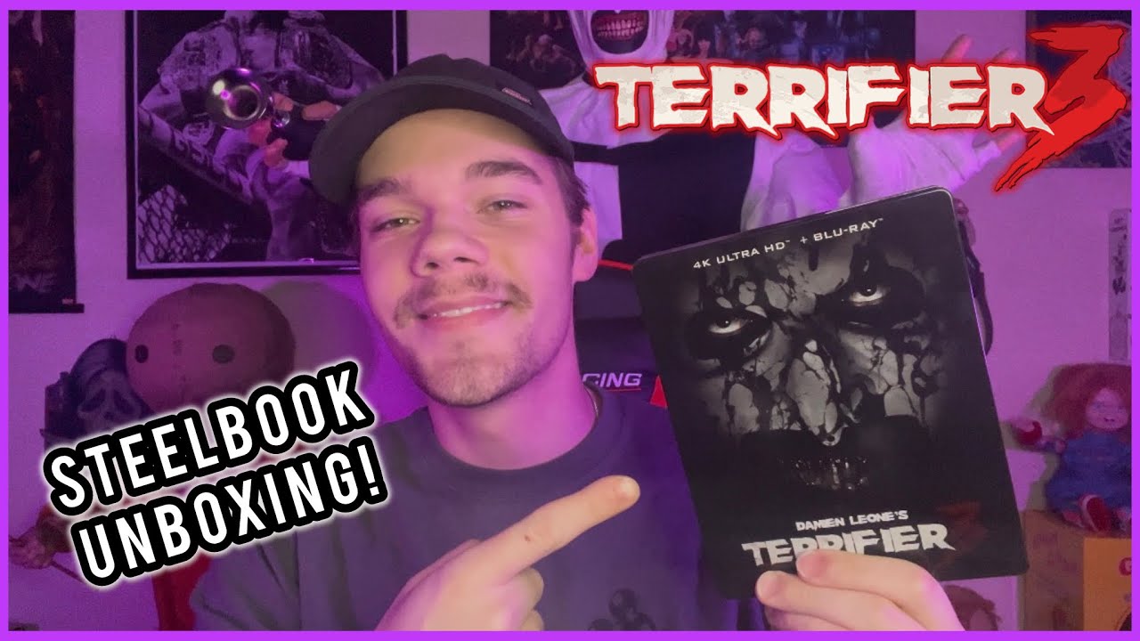 TERRIFIER 3 COLLECTORS EDITION STEELBOOK UNBOXING! - YouTube