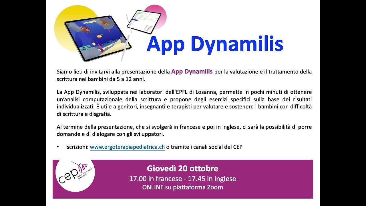 Assessment of dysgraphia and graphomotor training with the App ...