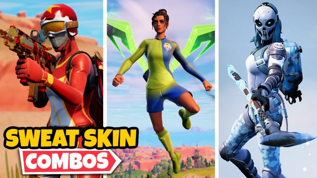10 COMBOS for SWEAT SKINS You NEED! (PART 1) - Fortnite - YouTube