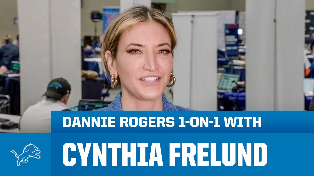 Cynthia Frelund talks offseason for the Detroit Lions | 1-on-1 with ...