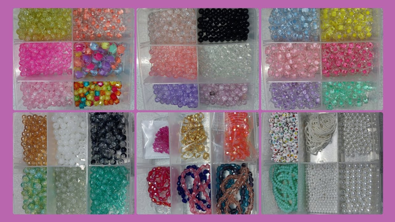 my beads collection /organizing my beads part 2 - YouTube