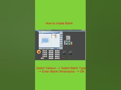 Siemens Sinutrain 840Dsl/828D | Create Main Programs(MPF)|Sub Programs(SPF)|Blank(Workpiece ...