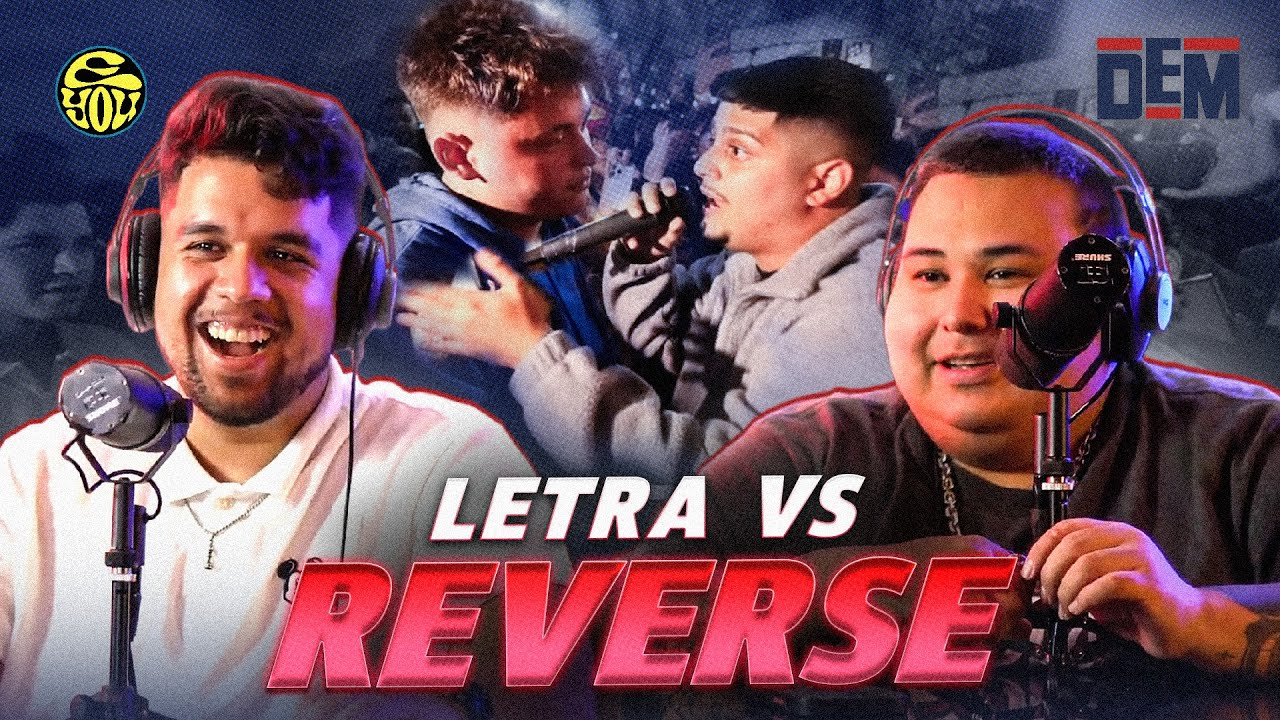 LETRA y REVERSE ENSEÑAN COMO HACER UNA BATALLA DE FREESTYLE! - Reaccion ...