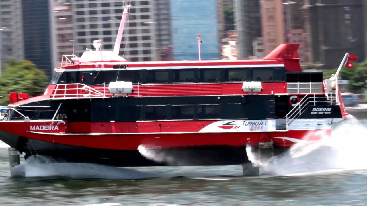 [Boeing Jetfoil 929-100]「木星」降落.「MADEIRA」LANDING - YouTube