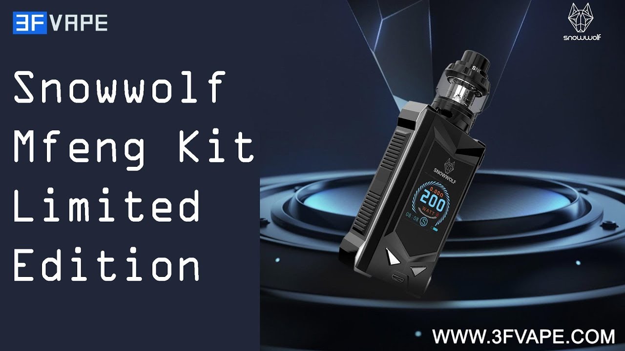 Snowwolf Mfeng 200W Kit Limited Edition - YouTube