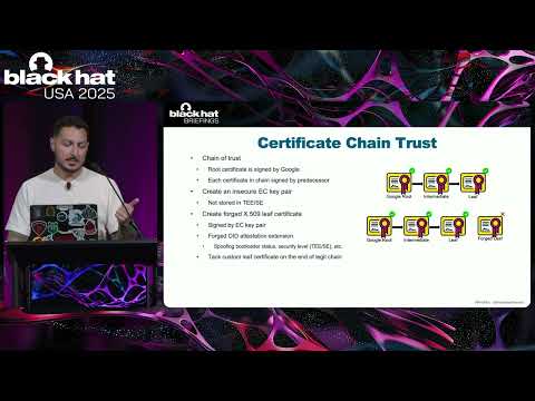 Black Hat USA 2025 | Breaking Chains: Hacking Android Key Attestation