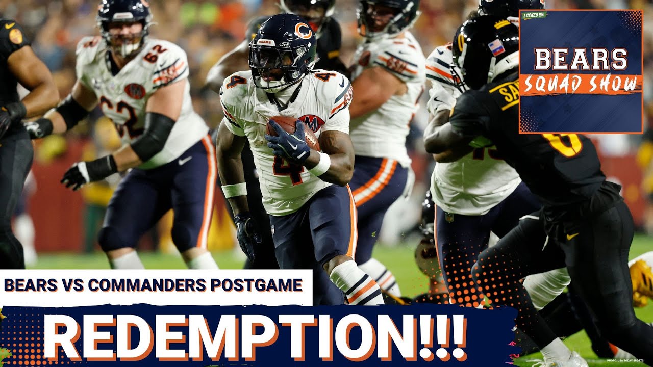 BEARS SQUAD SHOW: The Chicago Bears get REDEMPTION and defeat the ...