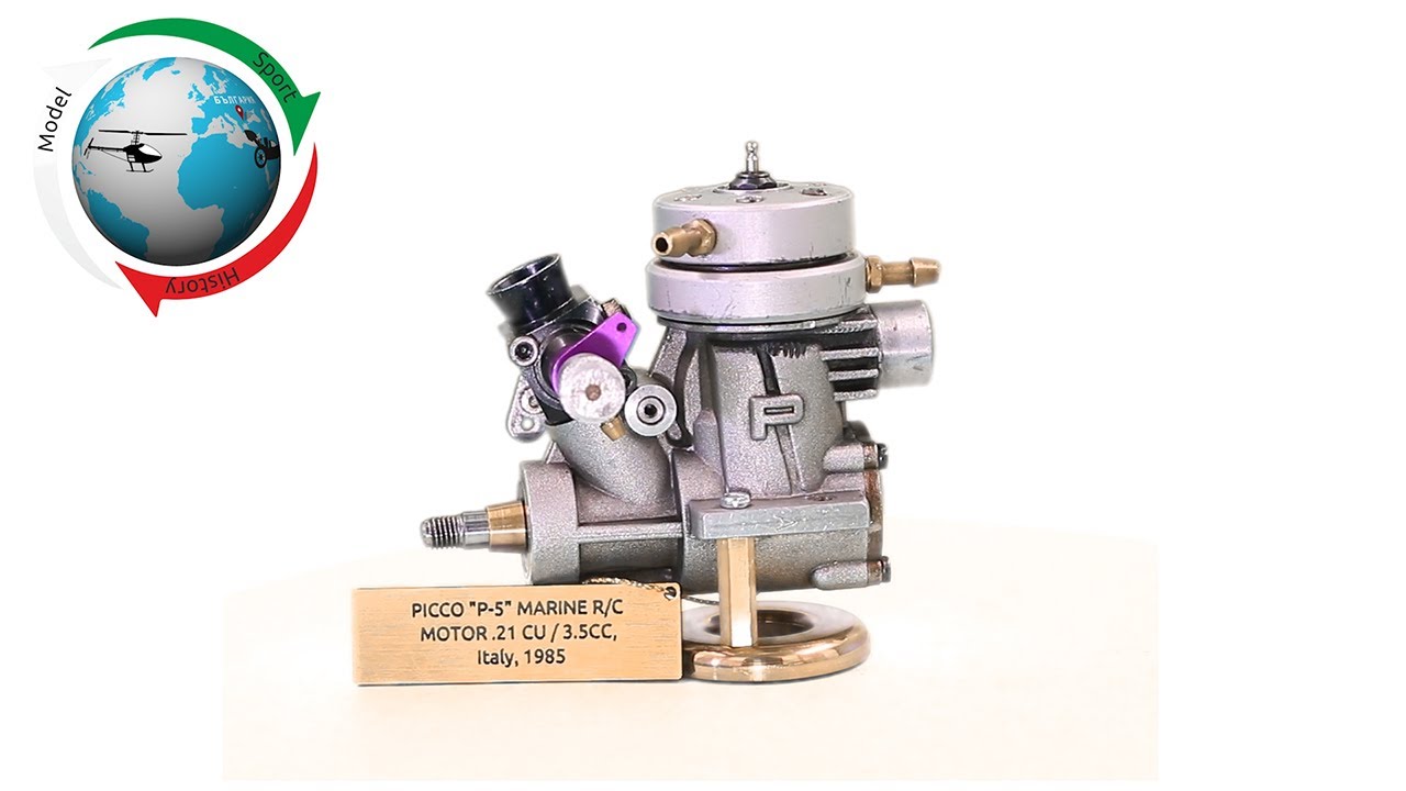 PICCO P-5 MARINE RC MOTOR .21 CU / 3,5cc, Italy, 1985 - YouTube