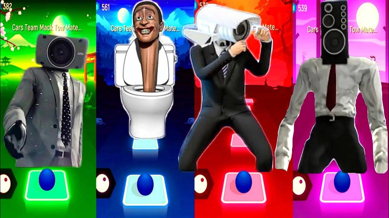 TV Titan VS Speakerman Vs Cameraman Vs Photoman Vs Skibidi toilet MUSIC GAME - the most ...