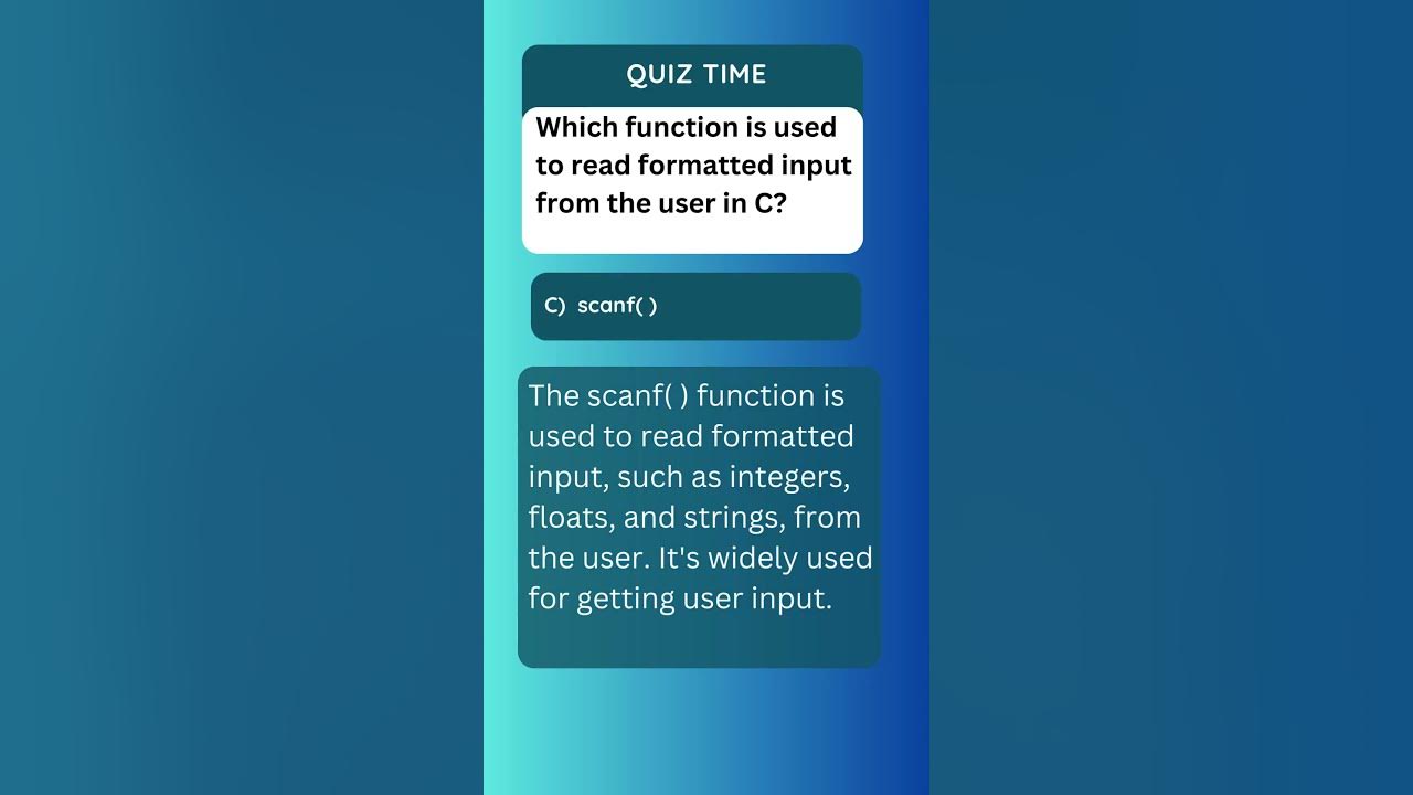 C Programming Basicsdetailed Explanation In Comments👉 Inputoutput Quiztime Cprogramming 2628