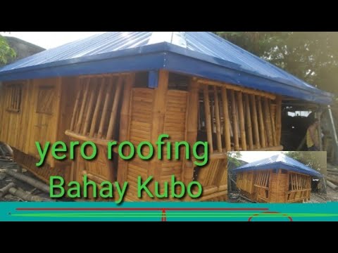 NEW DESIGN OF BAHAY KUBO YERO ROOFING.#PINKYGEORGIASUMAIT.#BAHAYKUBO ...
