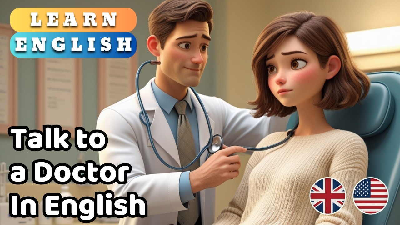 Talk to a Doctor in English | Real Healthcare Vocabulary Daily English ...