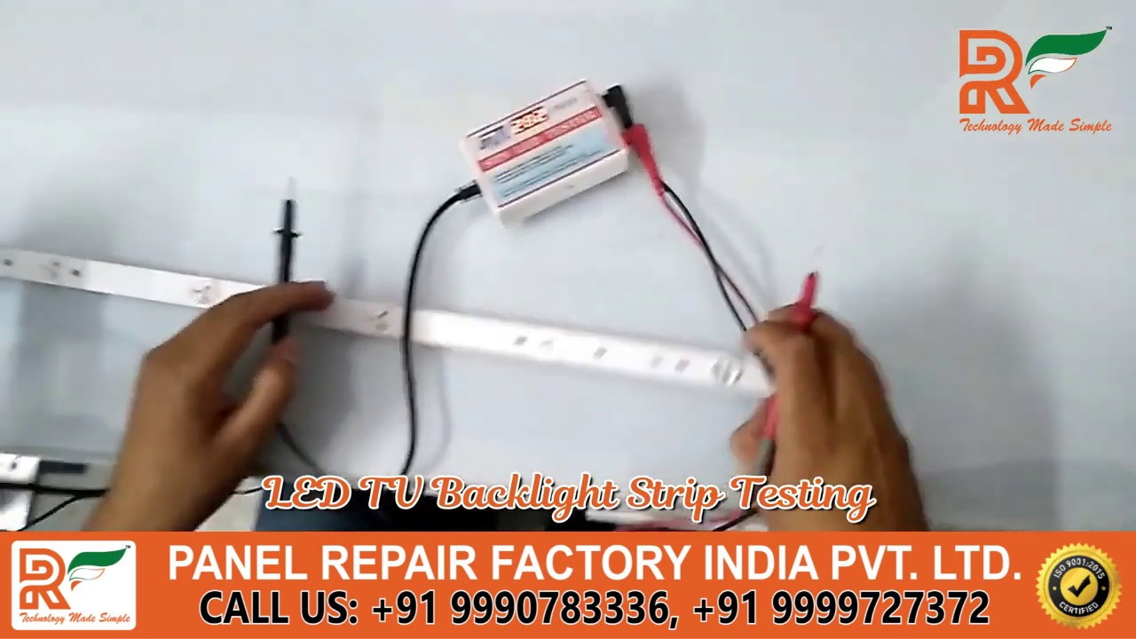 LED TV Backlight Strip Testing - YouTube