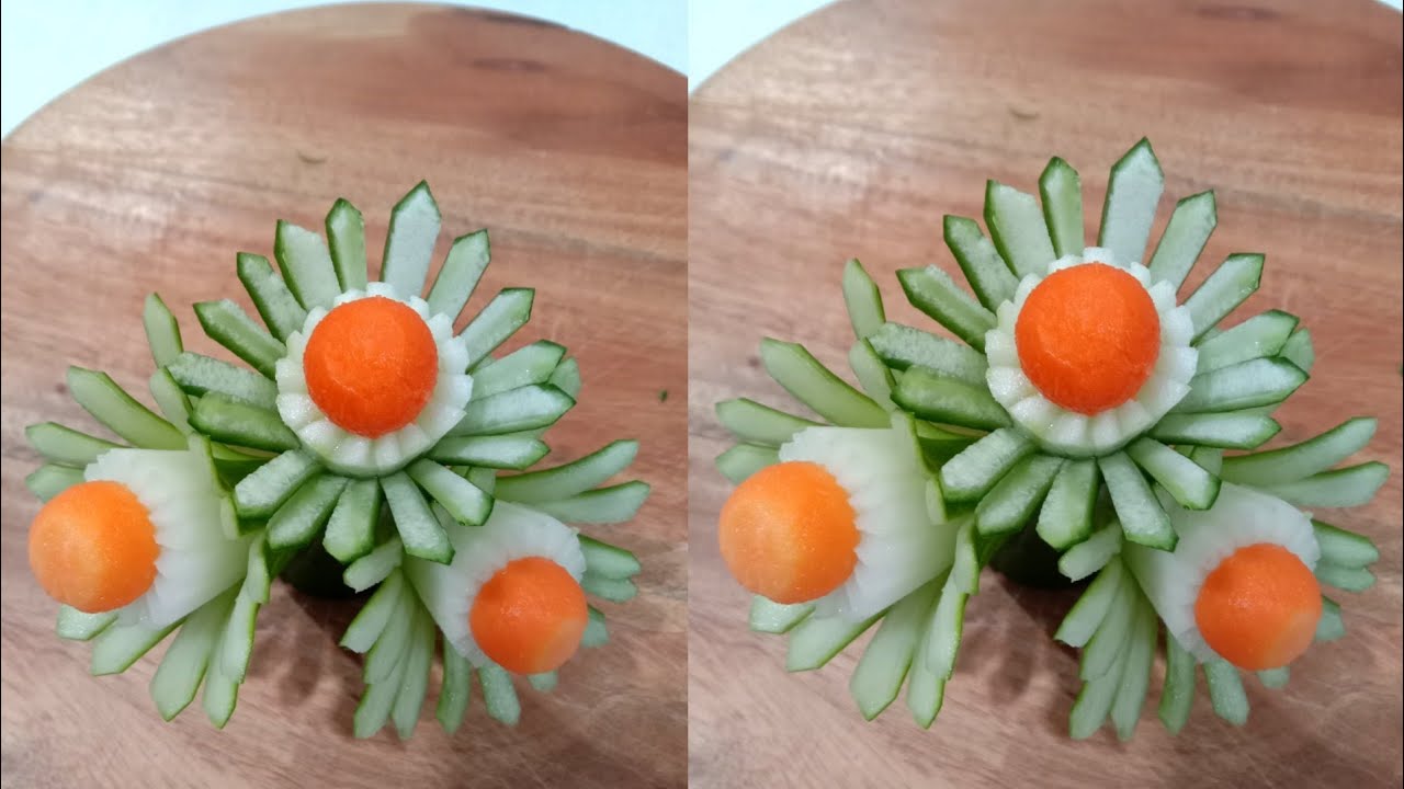 CARA PALING MUDAH UNTUK PEMULA MEMBUAT GARNISH TIMUN ‼️ HIASAN TUMPENG ...