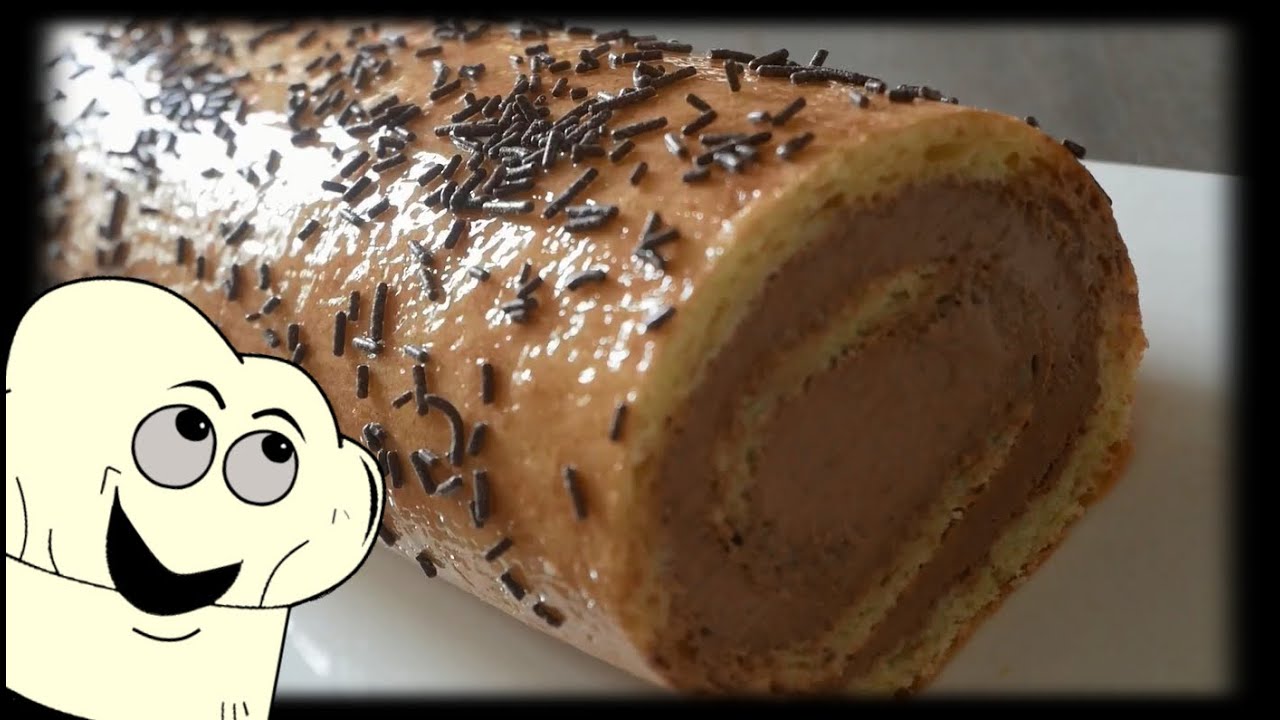 Biscuit Joconde "spécial roulade " - YouTube