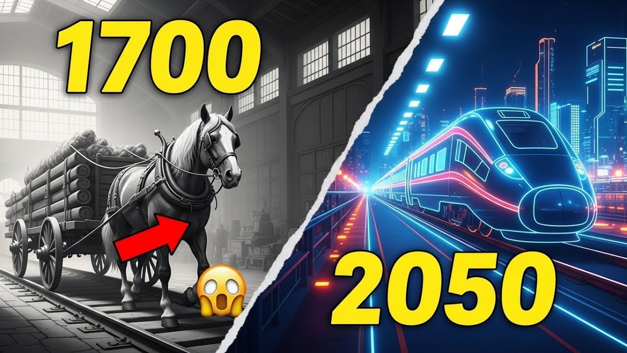 Wooden Rails to Hyperloop Trains 1700–2050 Transformation | 2050 Trains ...