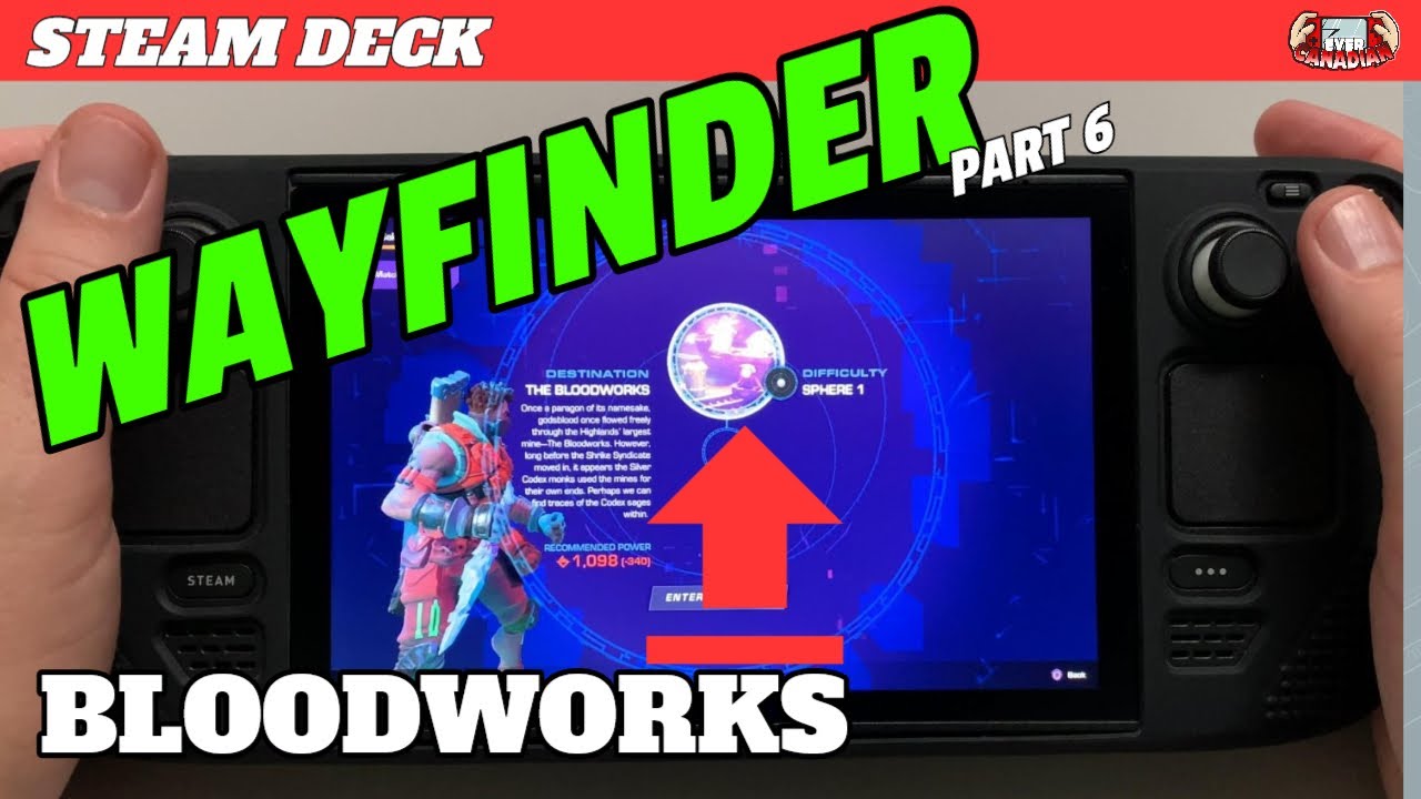 Wayfinder on the Steam Deck - Bloodworks Expedition Dungeon - YouTube