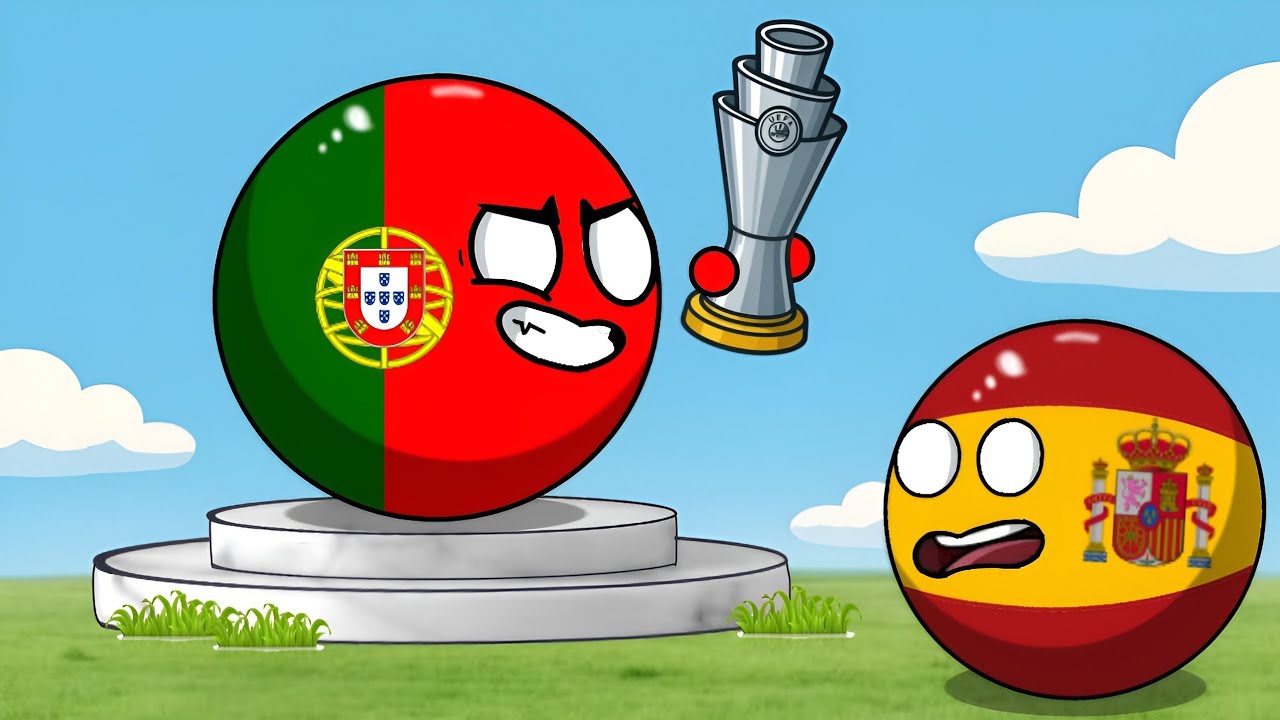 ⚽ Countryballs: UEFA Nations League 2025 Final 🏆 | Hilarious Football ...