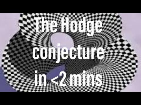 Explaination of the statement of Hodge conjecture | #Millenniumproblems ...