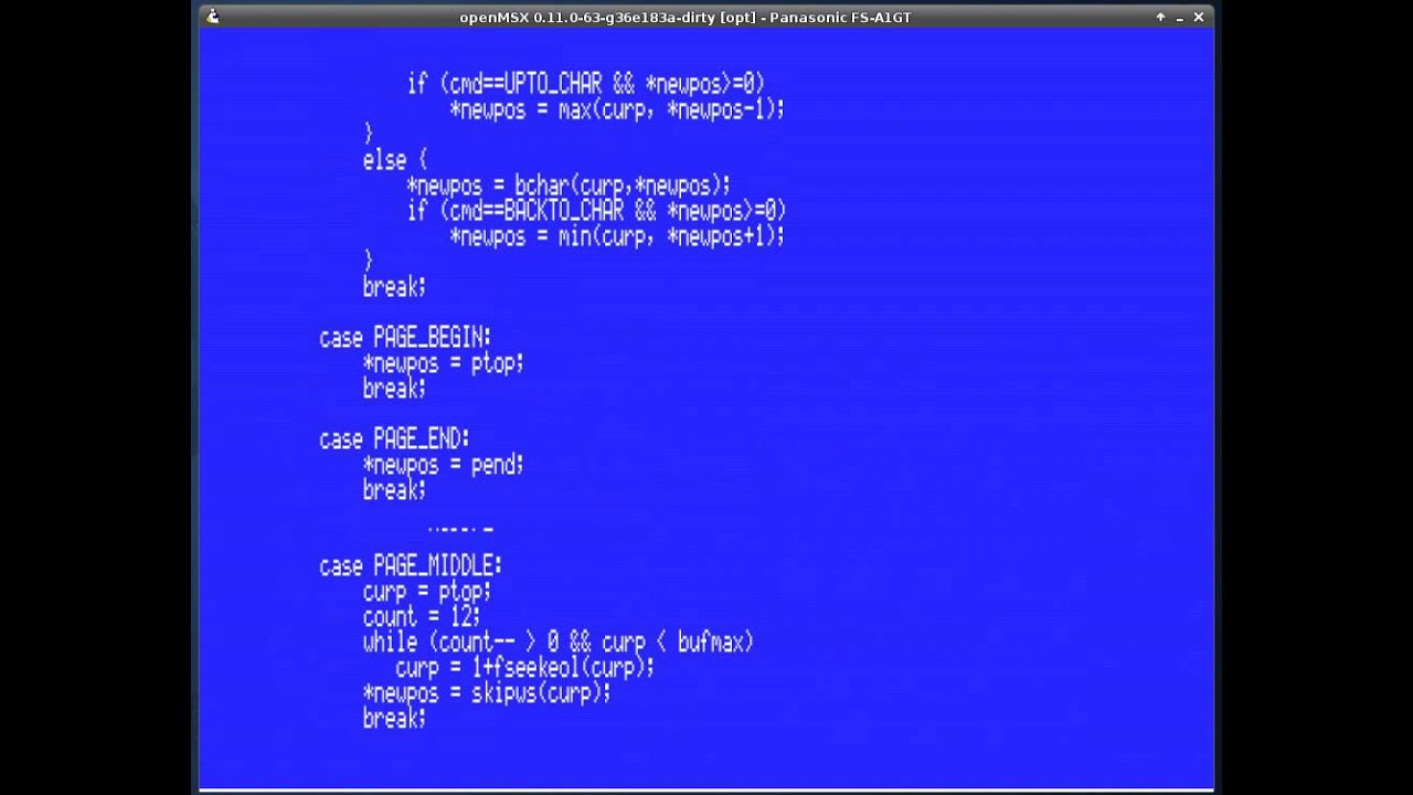Fuzix in msx turboR - YouTube