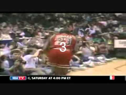 Michael Jordan Top 10 Dunks - Dunk Contest Edition