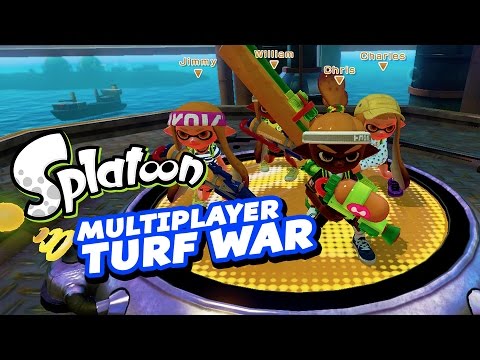 Splatoon Multiplayer - Turf War Gameplay - YouTube
