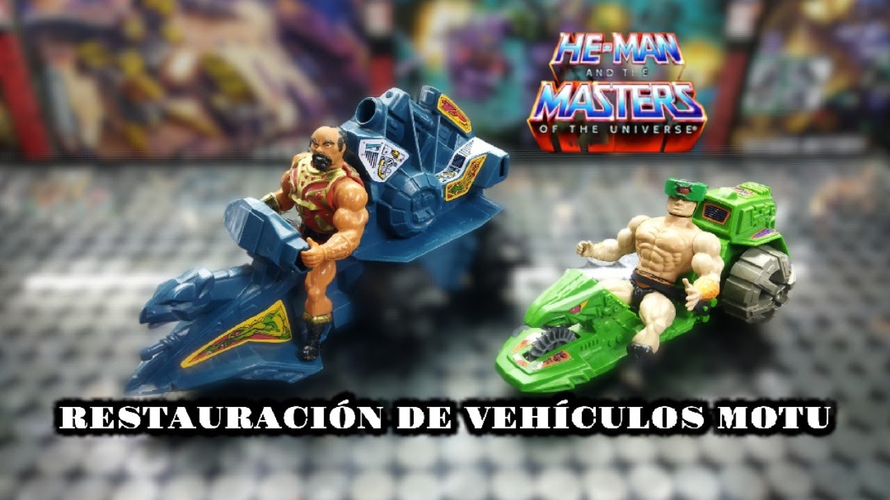 RESTAURACION DE VEHÍCULOS MOTU VINTAGE | BATTLE RAM MOTU | ROAD RIPPER ...