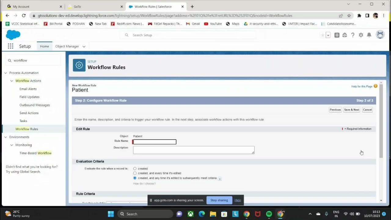 Session 9 Salesforce Field Update - YouTube