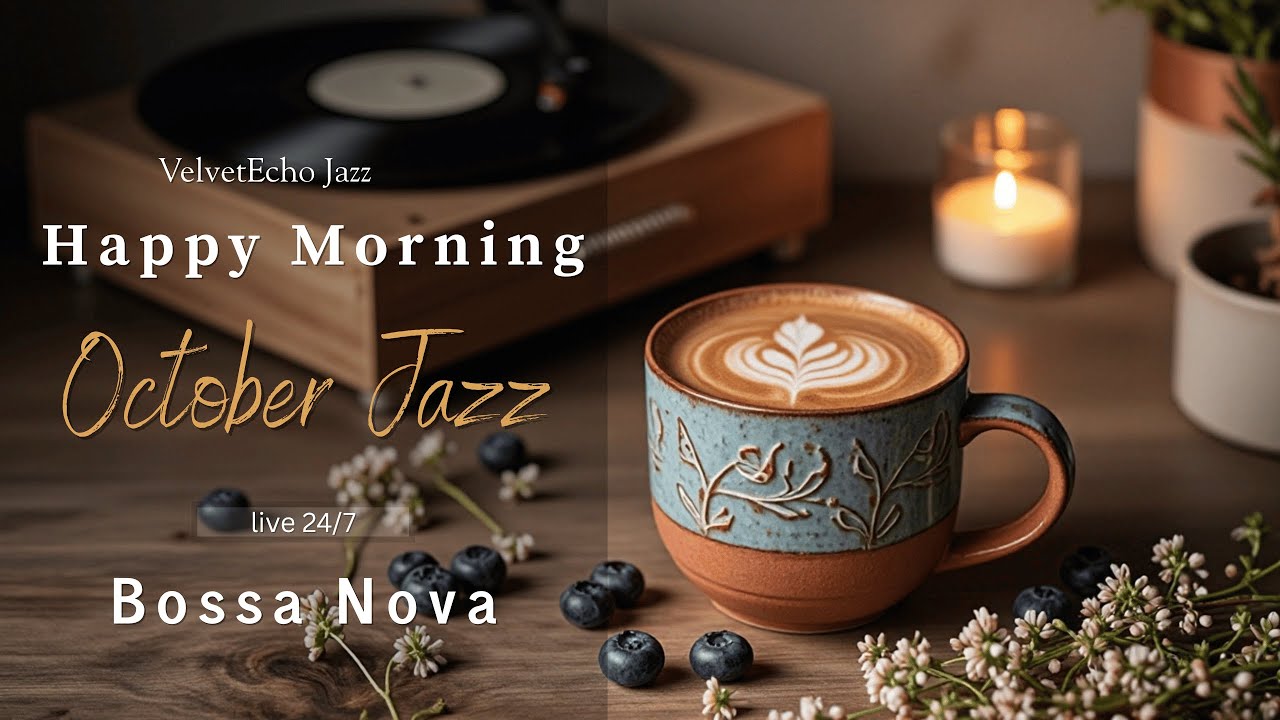 Happy Morning Jazz ☕ October Bossa Nova Instrumental and Relaxing Jazz ...
