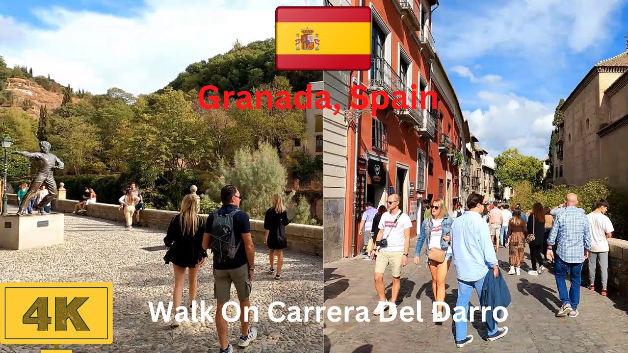 Walking Tour Granada, Spain 4K || Virtual Tour Granada Spain - YouTube
