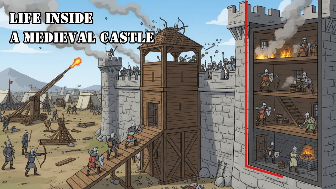 Life Inside a Medieval Castle | History In a Nut Shell - YouTube