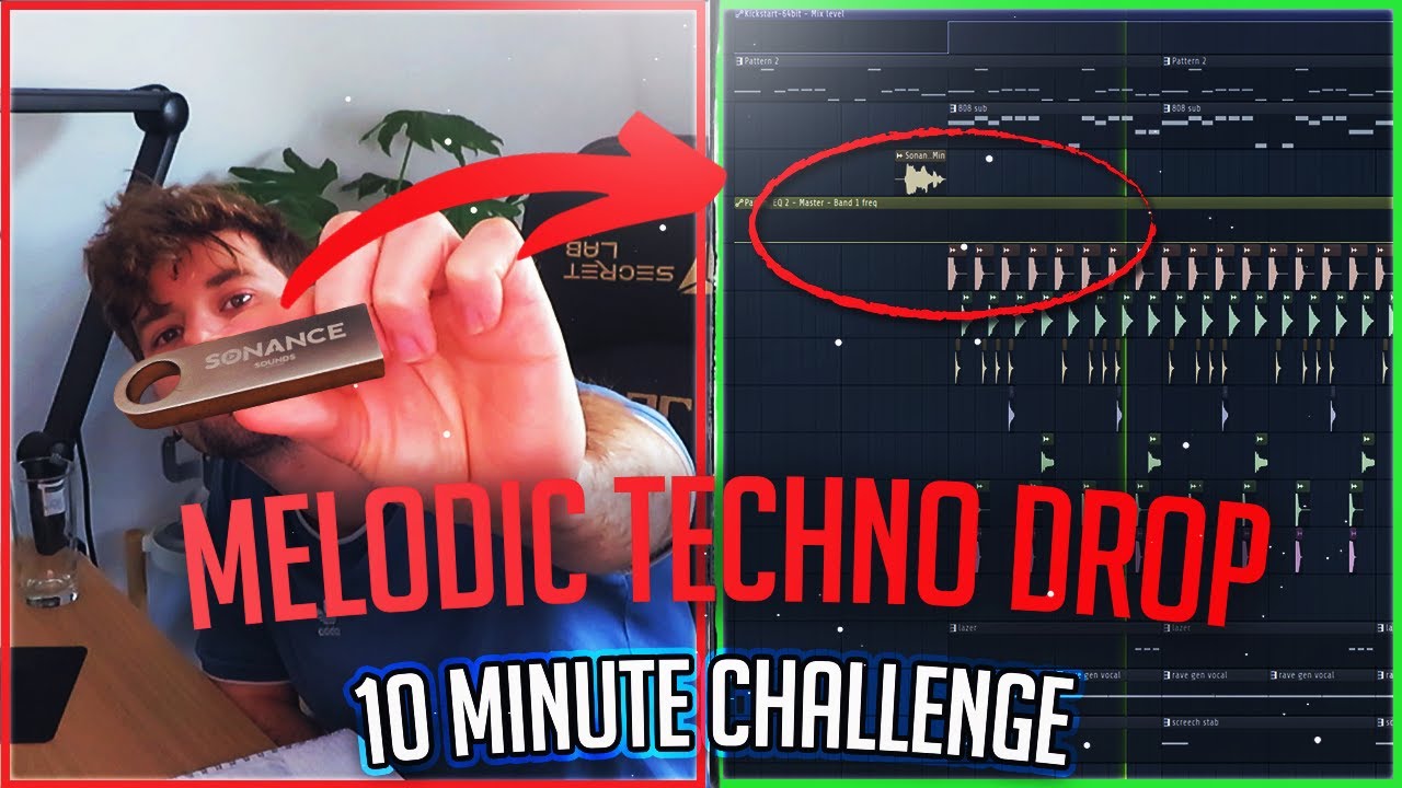 Making A Melodic Techno Drop In 10 Minutes [Black Friday Challenge Pt ...