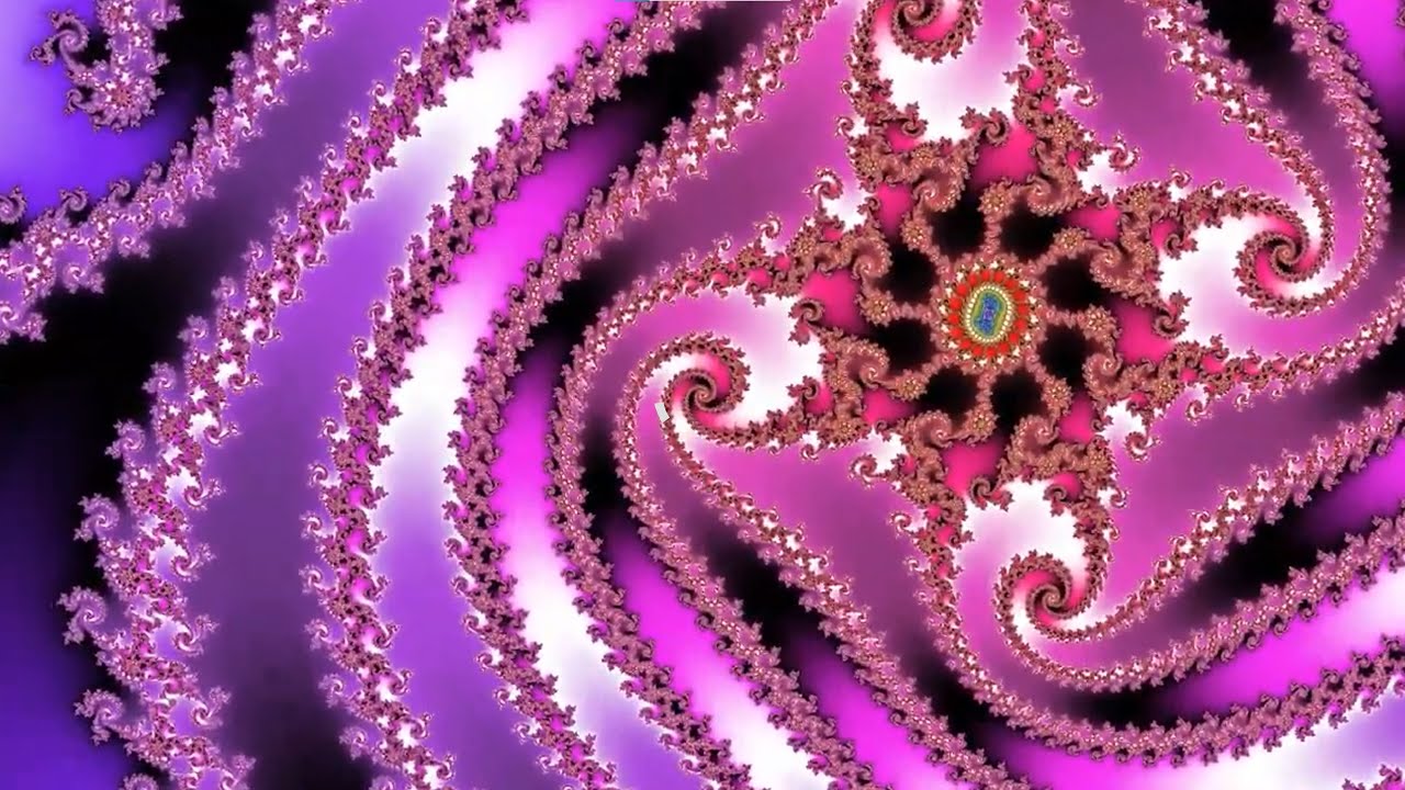 "Earth Spirals" - Mandelbrot Fractal Zoom with rainbow colored spirals ...