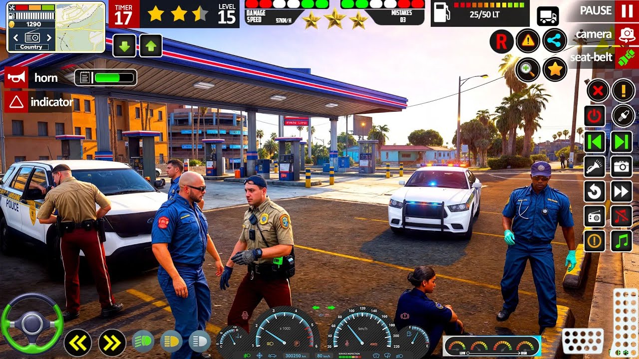 Drive City police Car Chase Simulator 2025 - Real Multi Story Cop Cars ...
