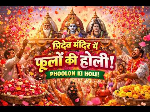 Varanasi ke Tridev Mandir Me Phool Ki Holi 04032026