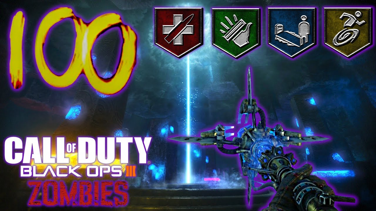 1-81 "ORIGINS" BLACK OPS 3 ZOMBIES ROUND 100 ATTEMPT! (No Megas) - YouTube