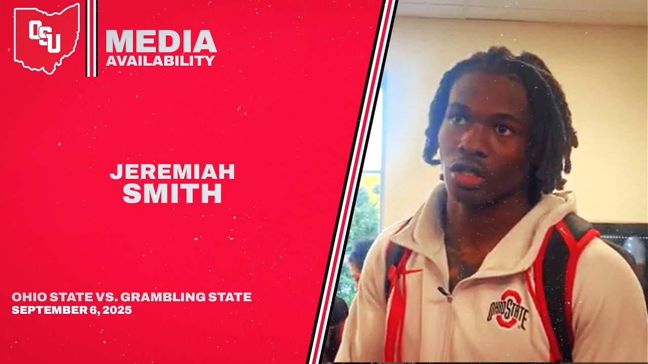 Ohio State SUPERSTAR Jeremiah Smith Meets with Media | "Catch the Damn ...