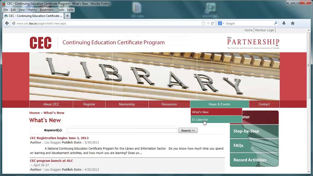 CEC Step by Step - YouTube