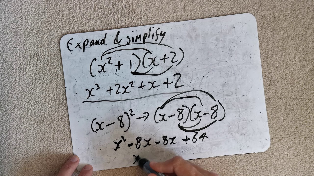 Mr Kay's Year 9 - Expand & Simplify Double Brackets - YouTube
