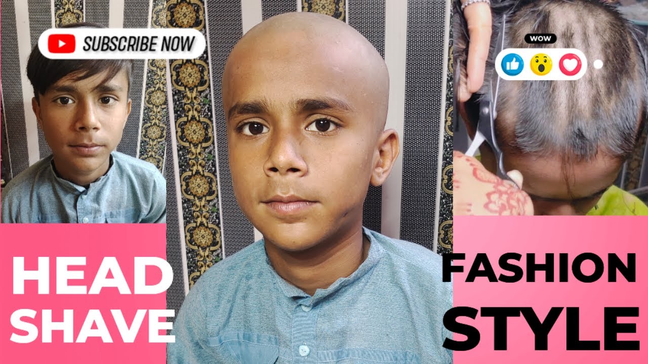 Step by Step Headshave / 3 Step Headshave / ganja, takla, Taklu, Mundan ...
