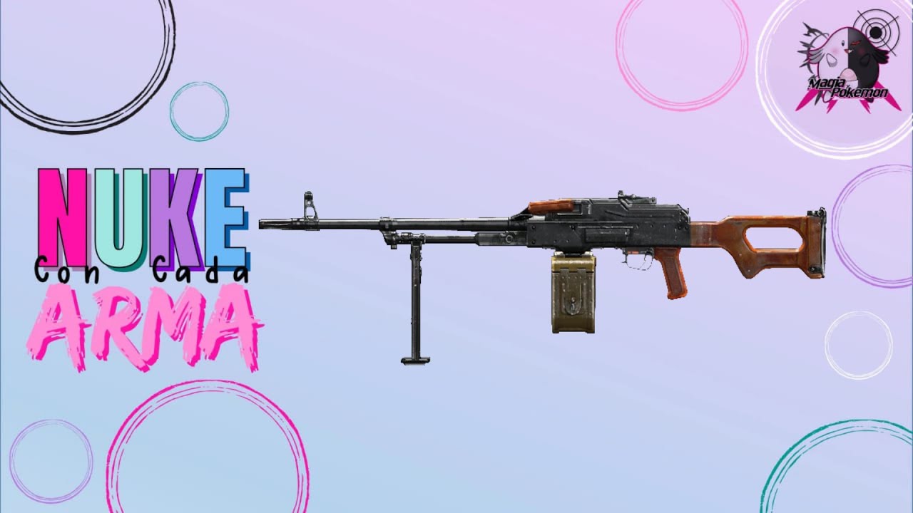 Nuclear con cada arma /-/ PKM /-/ CODM - YouTube