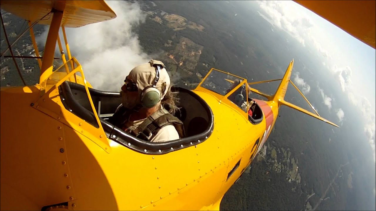 Biplane Ride - YouTube
