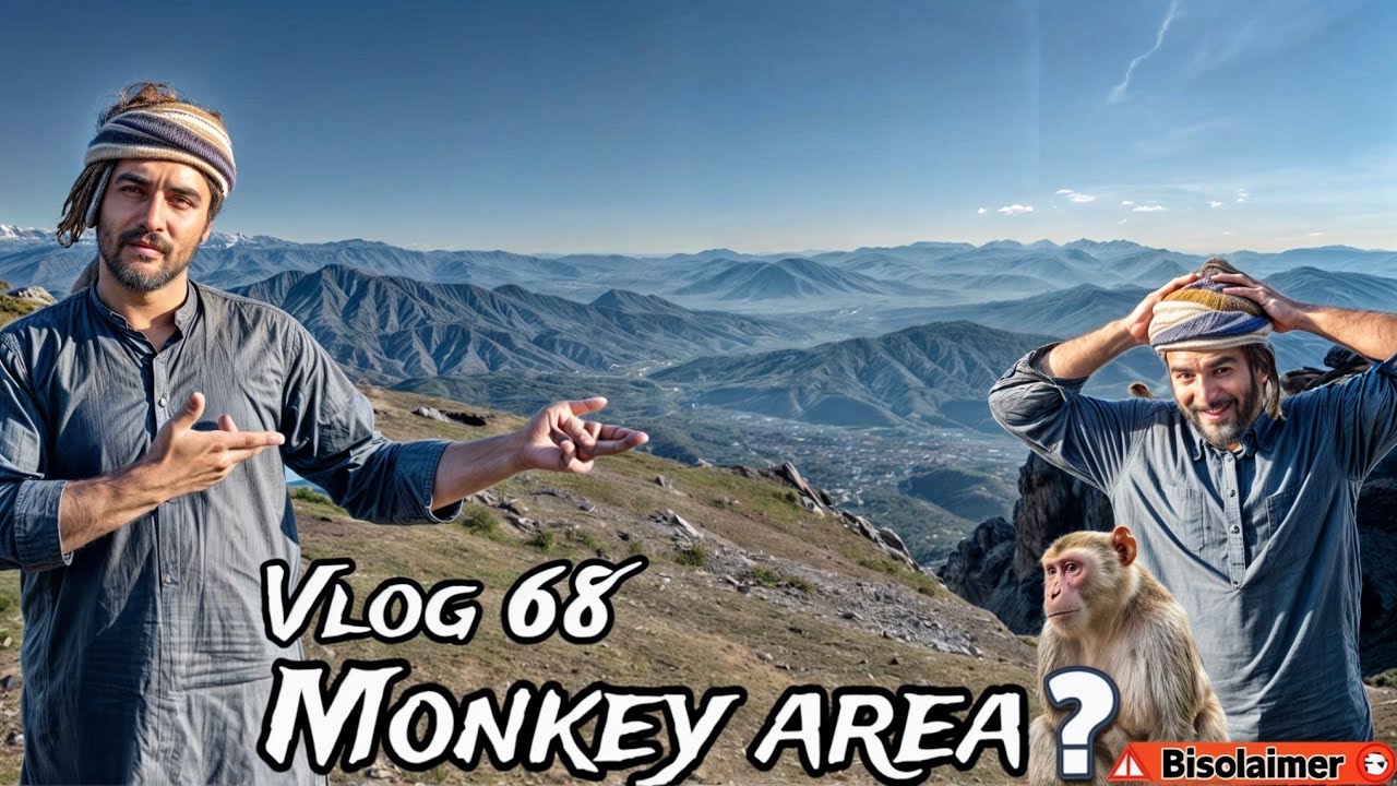 My mountain adventure 🏔️| Monkey area 🐒| ubaid king - YouTube