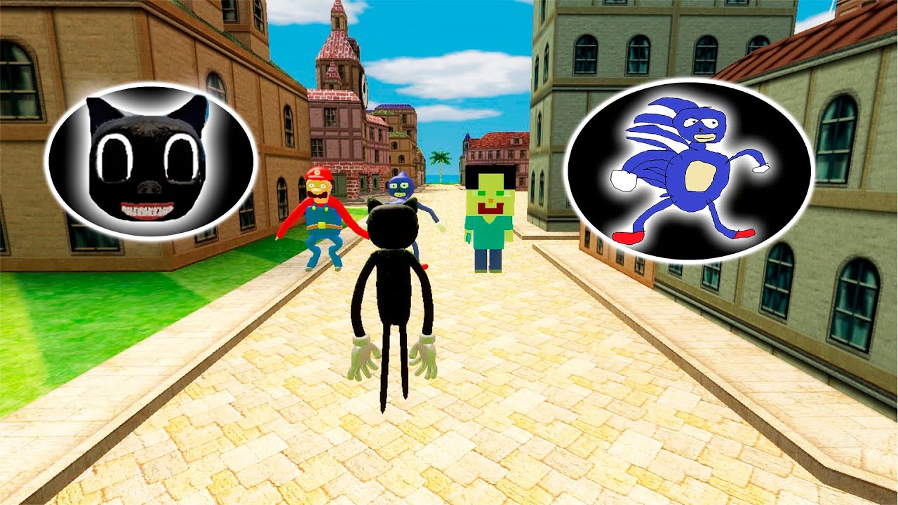 CARTOON CAT VS SANIC 3D MEMES IN GARRY'S MOD - YouTube