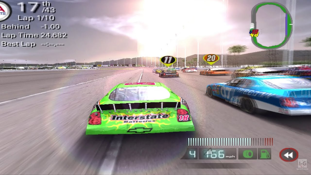 NASCAR 08 - PS2 Gameplay (4K60fps) - YouTube