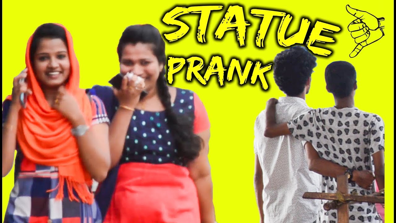 STATUE PRANK | ചിരിച്ച് മരിക്കും ഉറപ്പ് | Maanyan | Human statue prank ...