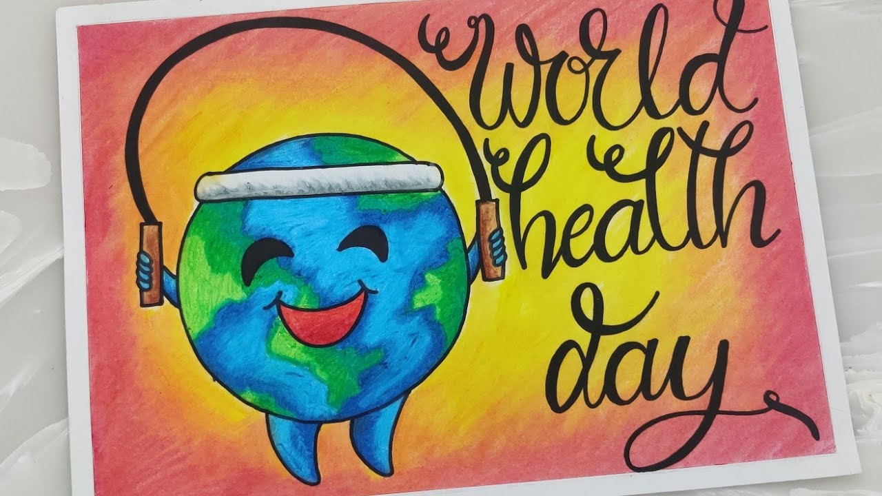 World health day drawing/ world health day poster drawing/ health day ...