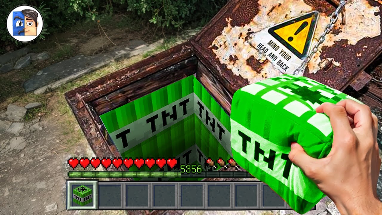 Minecraft in Real Life POV MOVIE - NUCLEAR TNT TRAP in Realistic ...