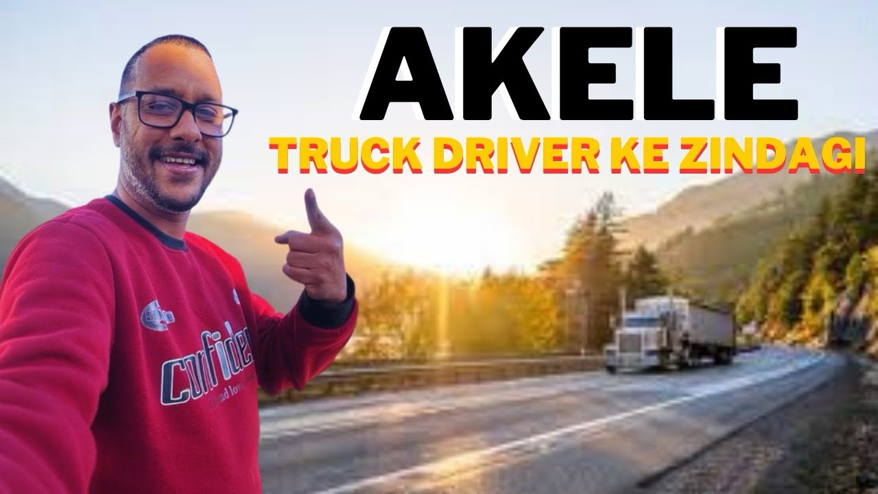 🚨American Desi Trucker | 🥲Alone Driver On kenworth Truck Ca to Chicago ...