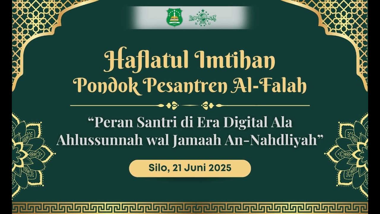 " Peran santri Di Era Digital Ala Ahlussunnah wal Jamaah Annahdlliyah ...